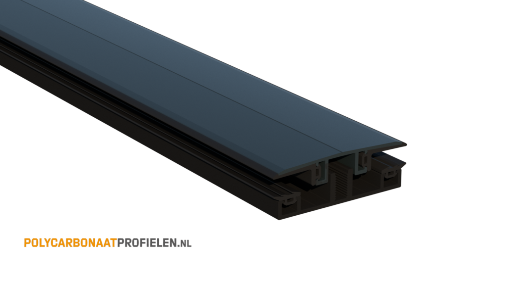 Profielen zonnepanelen dwarsverbinding - Polycarbonaatprofielen.nl